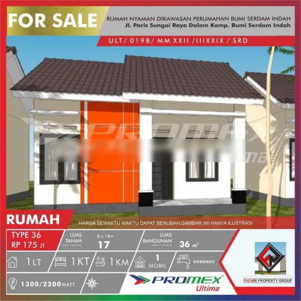 Rumah Bagus di Bumi Serdam Indah Pontianak Rumah Bagus di Bumi Serdam Indah Pontianak