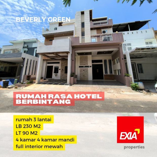 Dijual rumah serasa hotel bintang di Beverly green batam Dijual rumah serasa hotel bintang di Beverly green batam