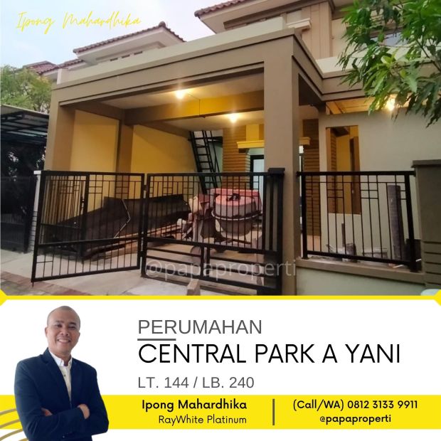 Rumah kompleks Elite di Perum Central Park A Yani Surabaya Rumah kompleks Elite di Perum Central Park A Yani Surabaya