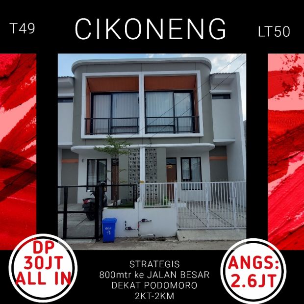 DAHSYATNYA Rumah STRATEGIS di CIKONENG BUAHBATU DP30jt all in DAHSYATNYA Rumah STRATEGIS di CIKONENG BUAHBATU DP30jt all in