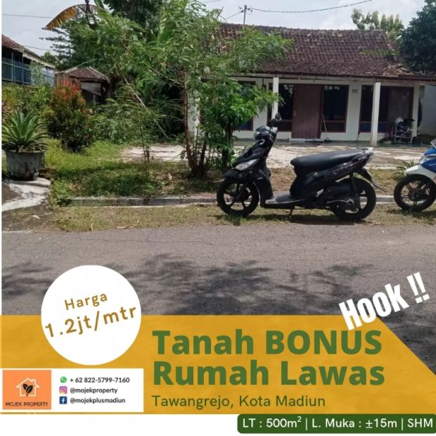 Jual Tanah Bonus Rumah Lawas Dekat Terminal Jual Tanah Bonus Rumah Lawas Dekat Terminal